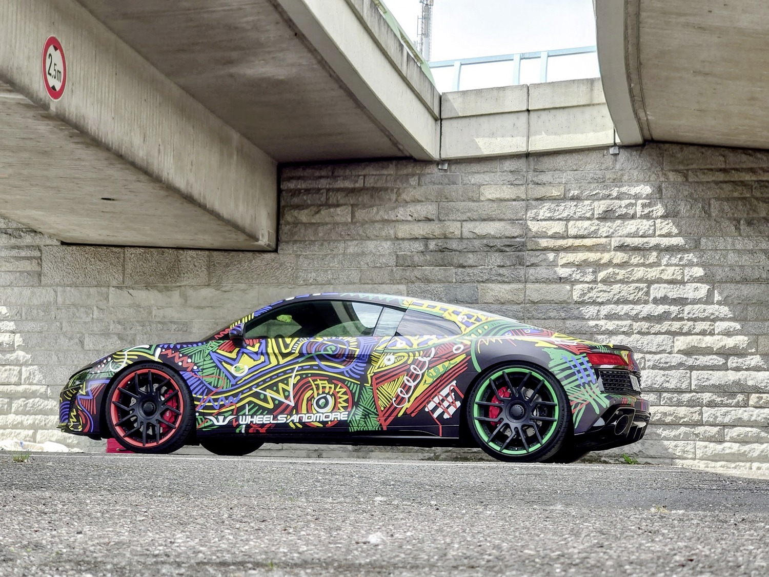 Audi R8 im wheelsandmore PICASSO Design – GRIP-Das Motorevent